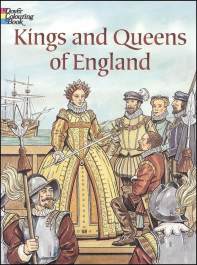 Kings and Queens of England Coloring Book