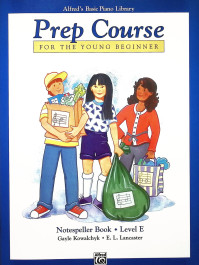 Alfred's Prep Course Level E Notespeller Book