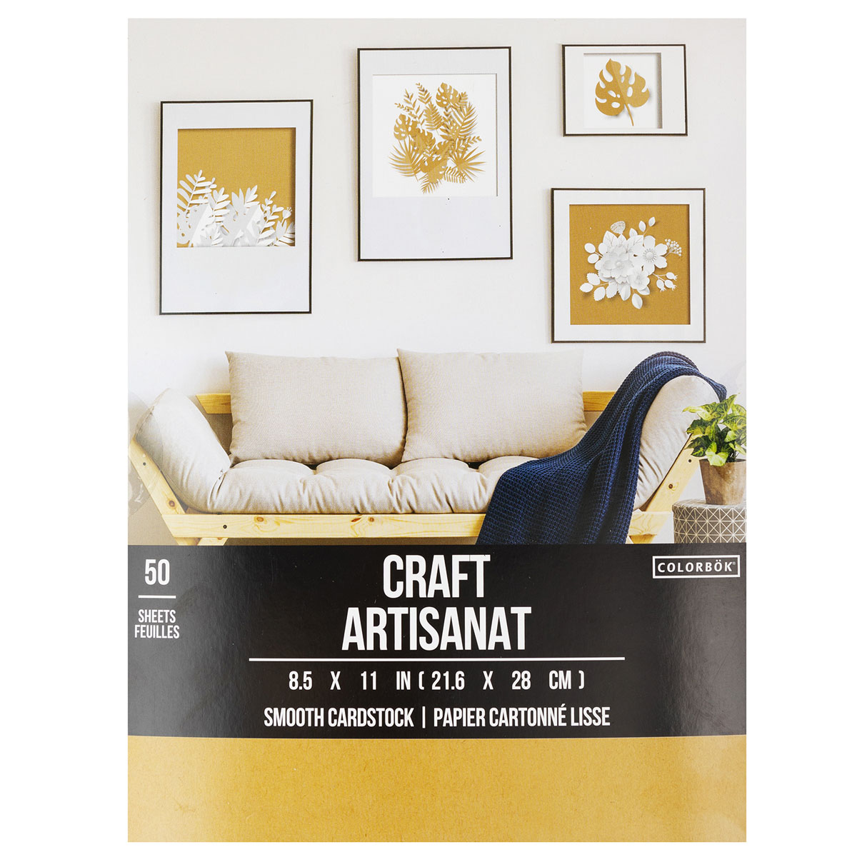 Double-Sided Cardstock Paper Pad 8.5" x 11" - Craft