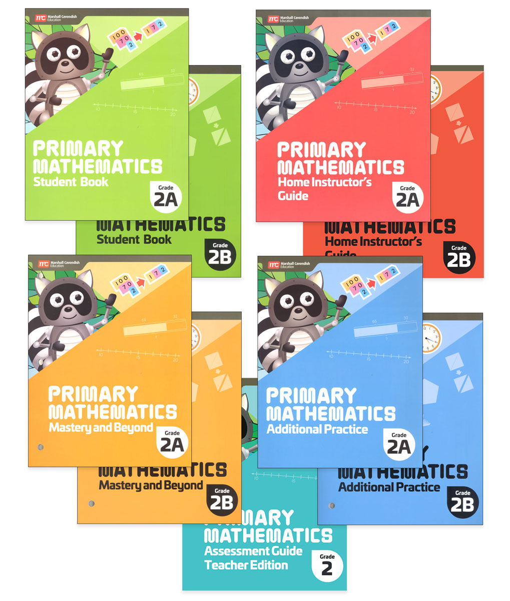 Primary Math 2022 Grade 2 Full-Year Set