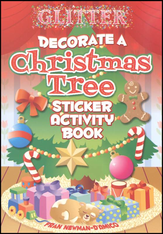 Glitter Decorate a Christmas Tree Sticker Activity Book