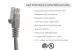 Cat5e Ethernet Patch Cable, Snagless, 35 ft. Gray | Ethernet Cables