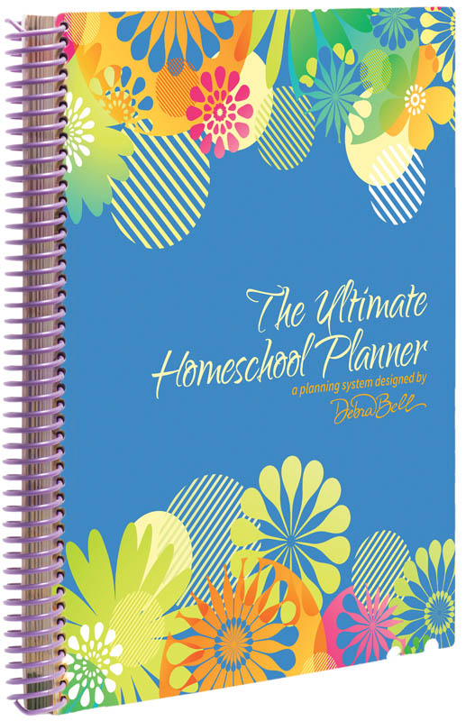 Ultimate Homeschool Planner with Blue Floral Cover