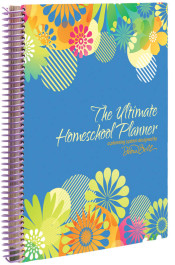 Ultimate Homeschool Planner with Blue Floral Cover