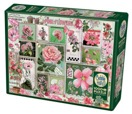 Pink Flowers Puzzle (1000 piece)