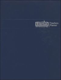 Teachers Planner - Blue Cover