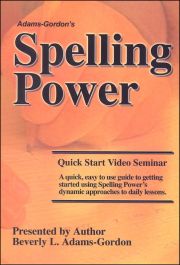 Spelling Power Quick Start DVD Seminar (3rd Edition)