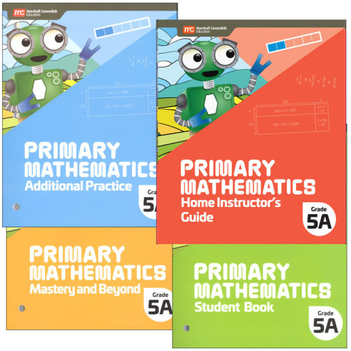 Primary Math 2022 Grade 5A Semester Set