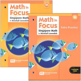 Math in Focus: Singapore Math Extra Practice Bundle, A & B Grade 1