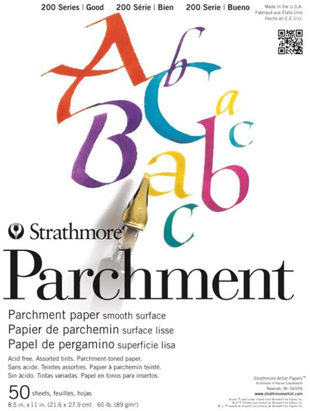 Strathmore Parchment Paper - 200 Series (8.5x11) 50 sheets