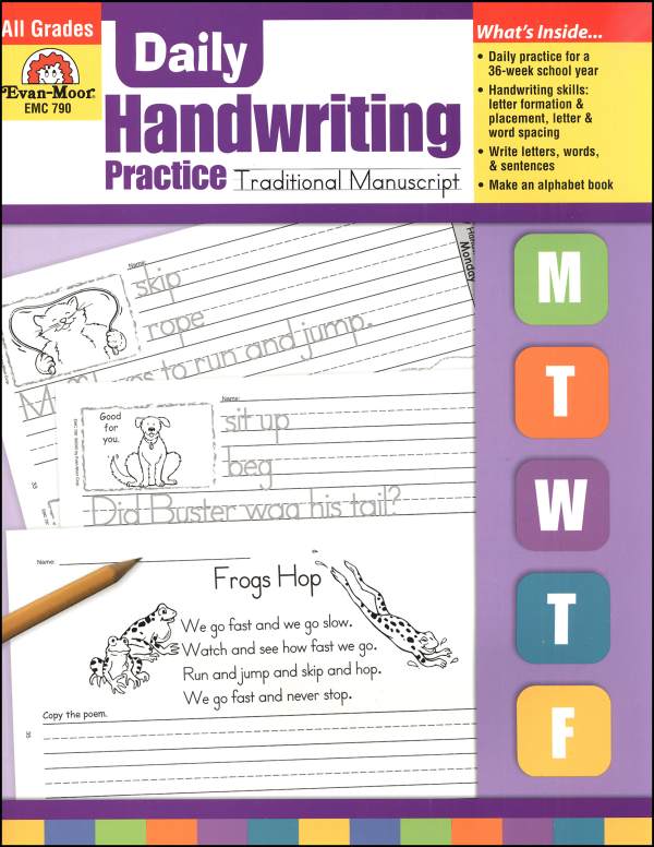 Daily Handwriting Practice - Traditional Manuscript