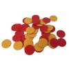 2-Colored Plastic Counters - SET OF 100