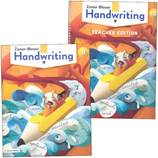 Zaner-Bloser Handwriting Grade 3 Home School Bundle - Student Edition ...