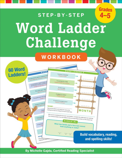 Step-by-Step Word Ladder Challenge Workbook Grades 4-5