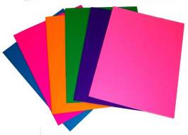 Bright Books - Set of 6 Assorted Colors (8 1/2 x 11 )