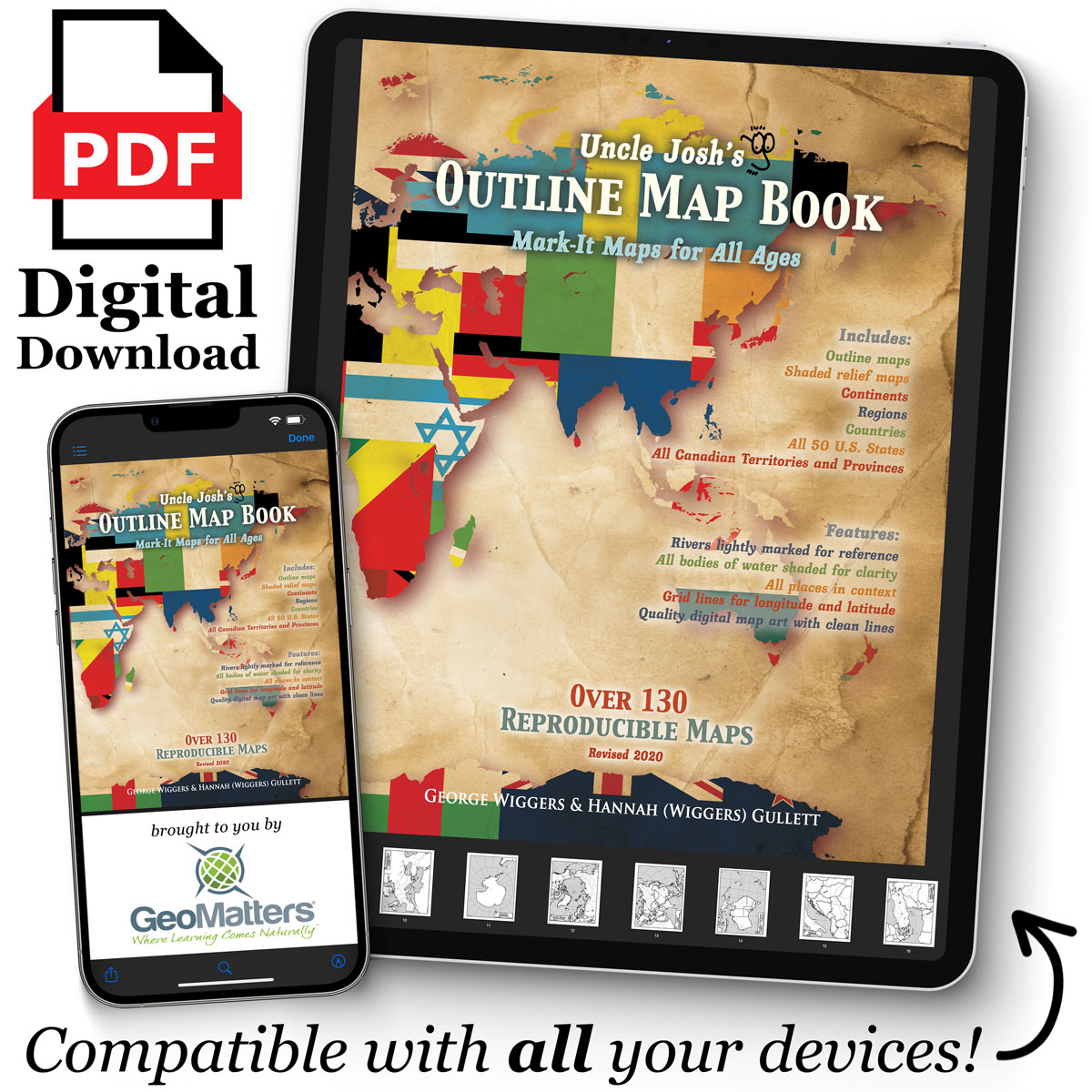 Uncle Josh's Outline Map Book - Digital Download