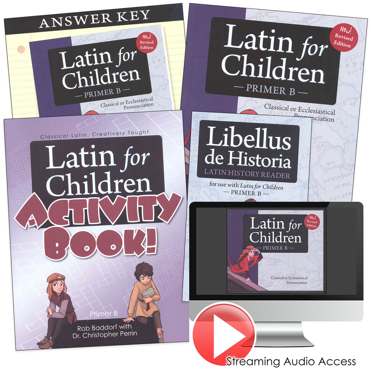 Latin for Children Primer B Program with Streaming Video and Audio