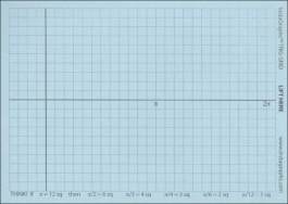 InstaGraphs Trig Grid with Marked Axis (4 x 4 Pad)