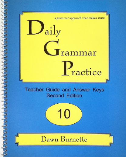 Daily Grammar Practice Teacher Guide Grade 10