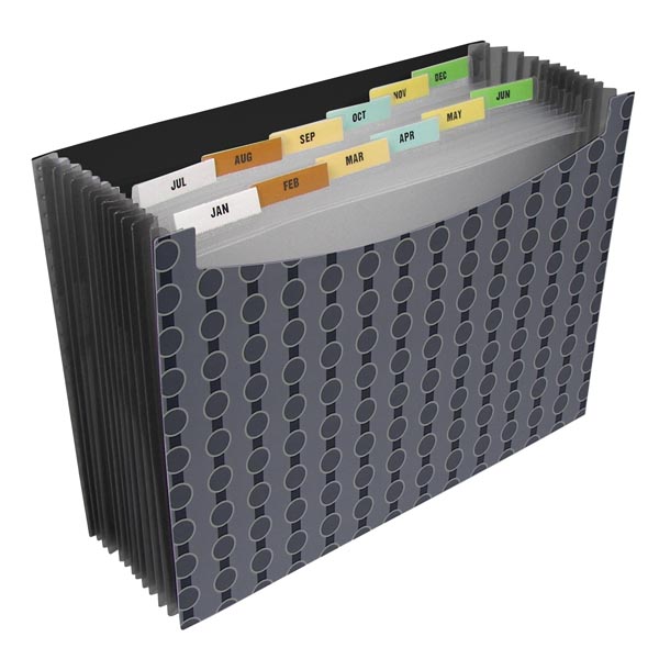 13-Pocket Expanding File Circle Design
