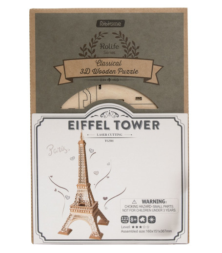 Eiffel Tower (Classic 3D Wood Puzzles)
