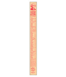 U.S. Presidents Wooden Ruler