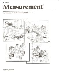 Key to Measurement Answers and Notes for Books 1-4