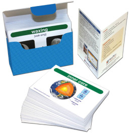 Earth Science Vocabulary Builder Flash Card Set - Middle School