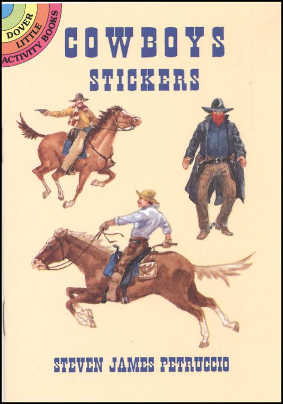 Cowboys realistic stickers