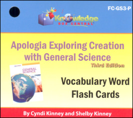 Apologia General Science 3rd Edition Flashcards Printed