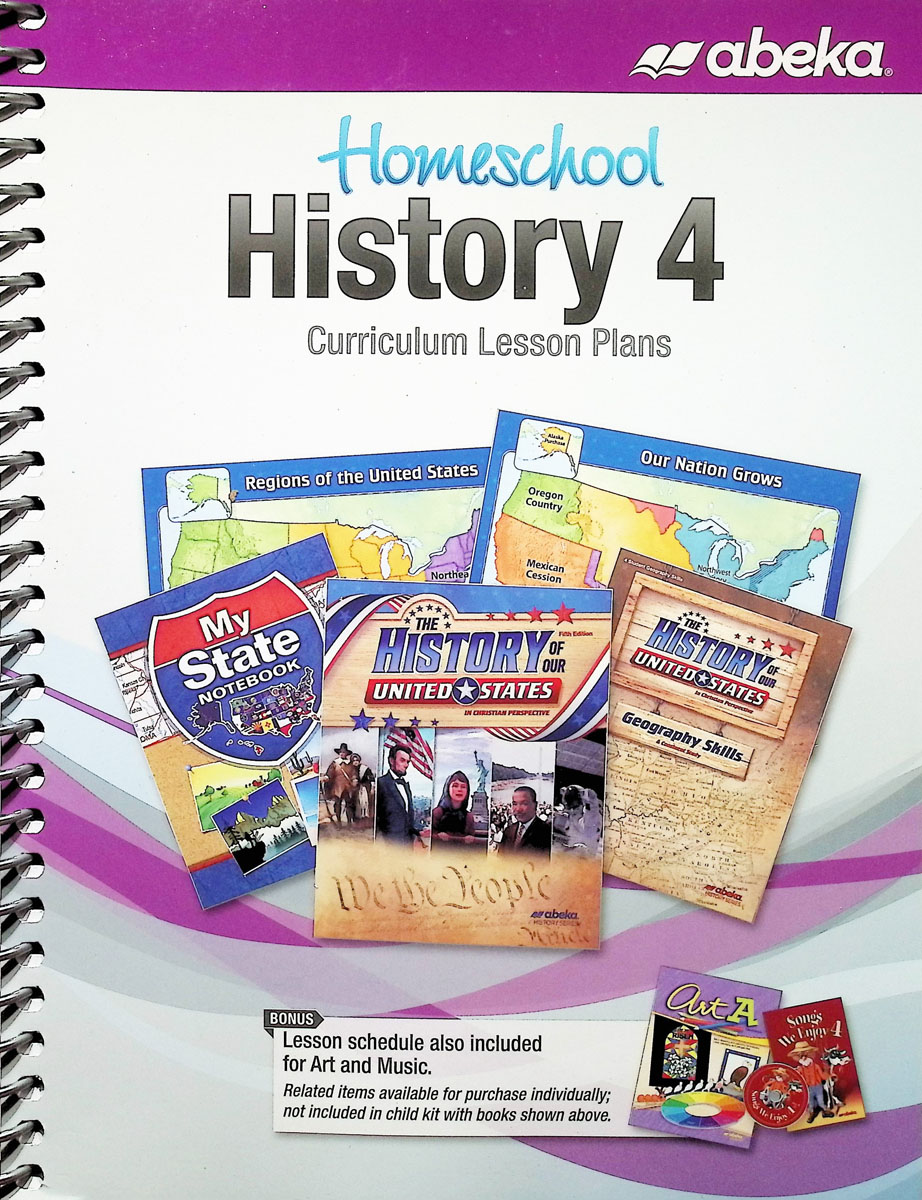 History 4 Homeschool Curriculum Lesson Plans - Revised