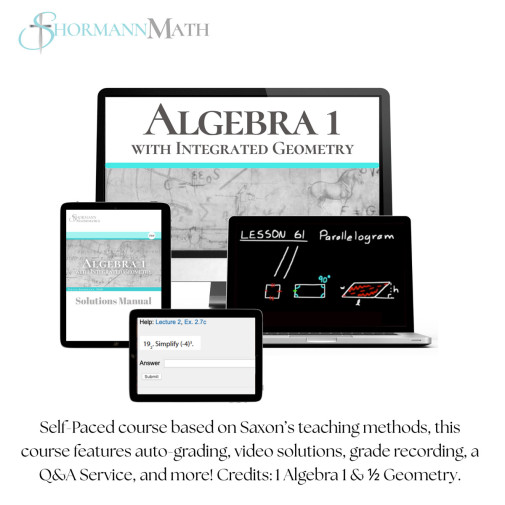 Shormann Algebra I Self-Paced e-Learning Course 24 month subscription