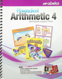 Abeka Arithmetic 4 Homeschool Curriculum Lesson Plans - Revised
