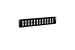 Patch Panel | 2U 24 Port Blank Keystone | Black
