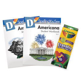 Spelling You See Level D: Americana Student Pack (old edition)
