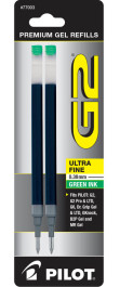 G2 Ink Refills - Ultra Fine Point - Green (2 pack)