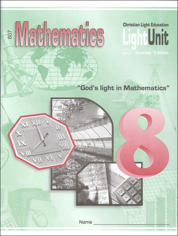 Mathematics LightUnit 807 Sunrise Edition