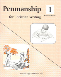 Penmanship for Christian Writing Teacher Guide Grade 1 (revised)