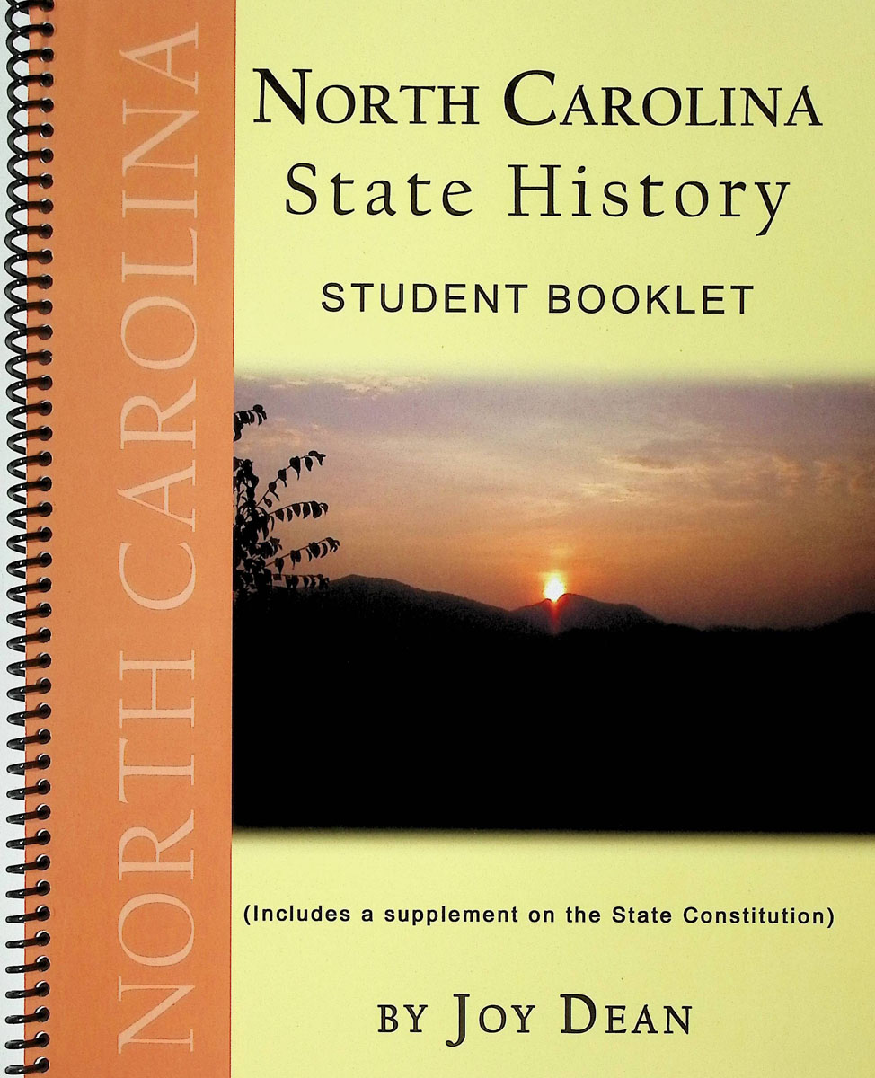 North Carolina State History from a Christian Perspective Student Book only