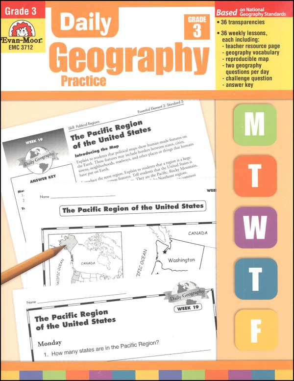 Daily Geography Practice Gr. 3