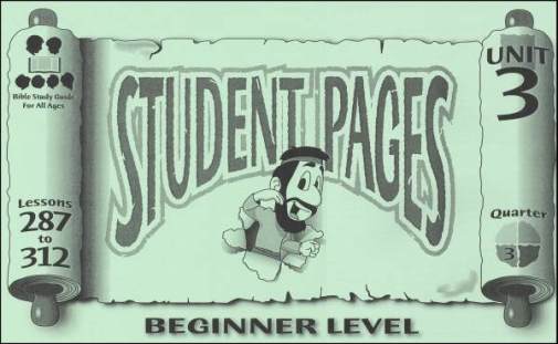 Beginner Student Pages for Lessons 287-312