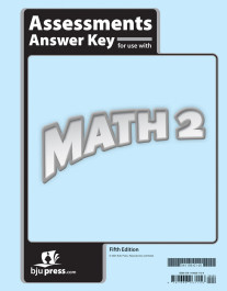 Math 2 Assessments Answer Key 5th Edition