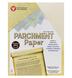 Parchment Paper 8.5x11 - Assorted Colors (30 sheets)