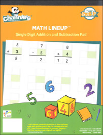 Math Line-Up Pad - Single Digit (Channie's Math)