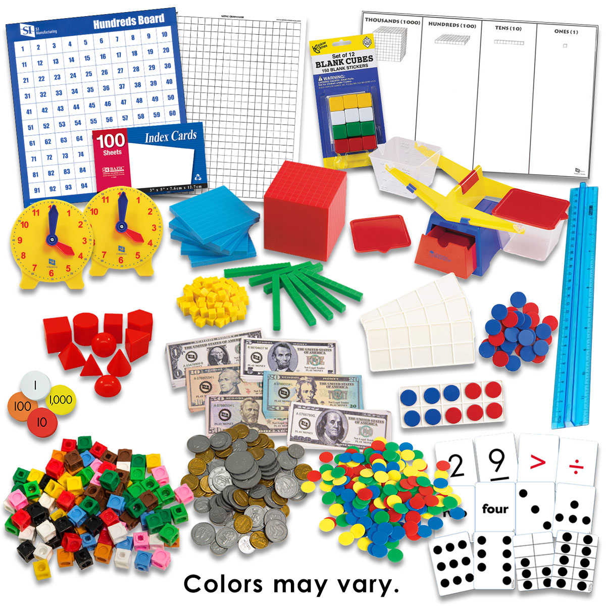 Primary Math CC Level 1 Manipulatives Package