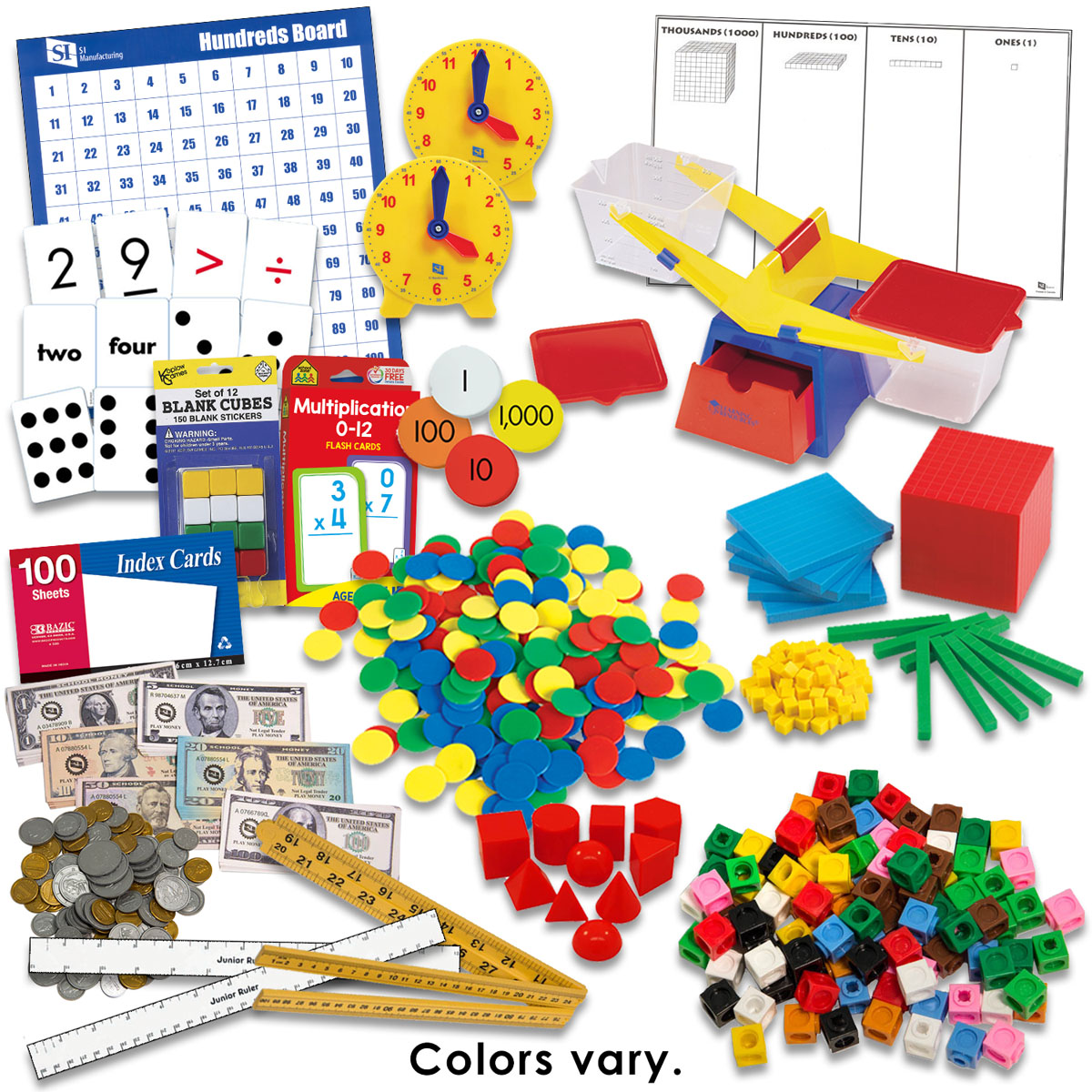 Primary Math Standards Edition Level 3 Manipulatives Package