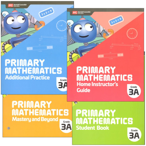 Primary Math 2022 Grade 3A Semester Set