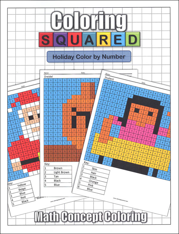 Coloring Squared: Holiday Color by Number