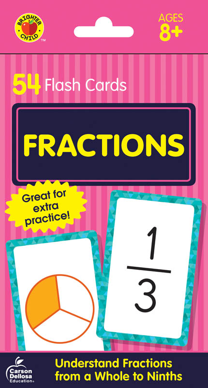 Fractions Flash Cards