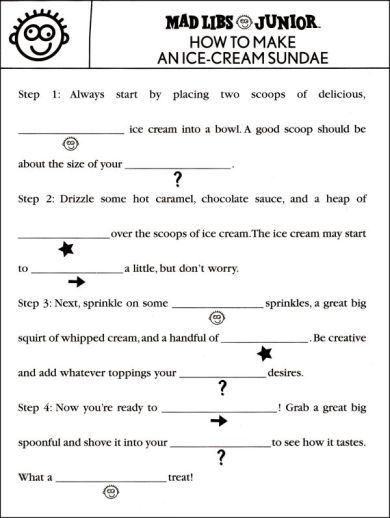 Imprimibles De Mad Libs Jr Spring Ad Libs Word Games | Woo! Jr. Kids